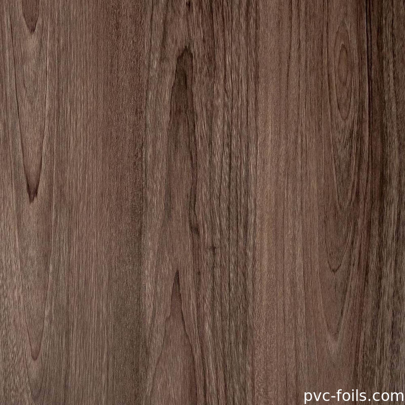 350 micron Rollo di foglio di membrana in PVC di grano di legno per ...